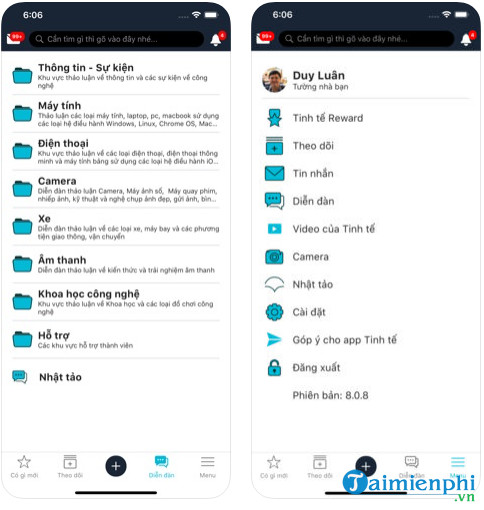 Download Tinhte.vn Cho Android - Ứng dụng đọc và thảo luận công nghệ t