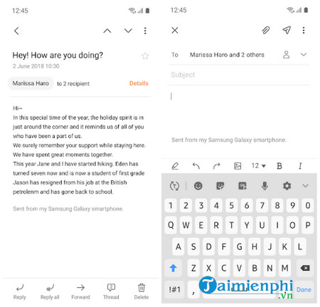 Download Samsung Email 4.2.53.1 - Ứng dụng quản lý email hiệu quả cho
