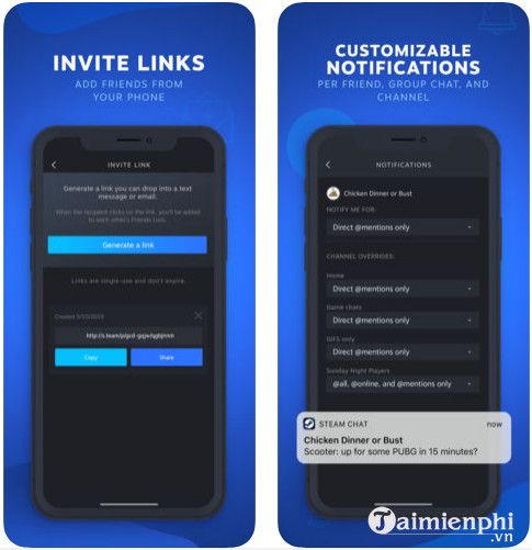 Download Steam Chat Cho Android - Ứng dụng chat tiện lợi cho game thủ