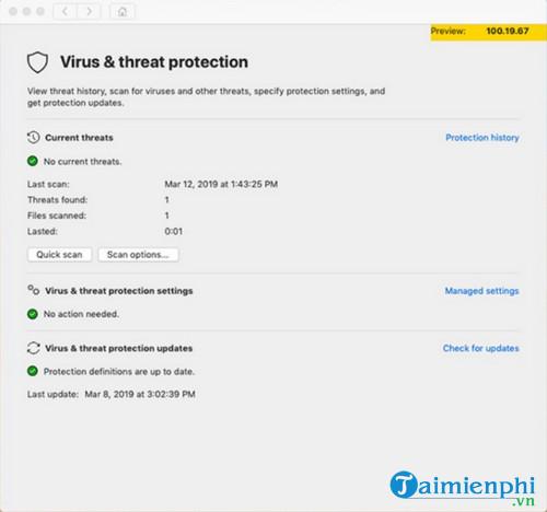 Tải Microsoft Defender ATP cho Mac, ứng dụng chống malware -taimienphi