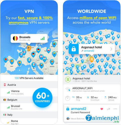 Download WiFi Map Cho Android - Tìm điểm phát WiFi miễn phí tiện lợi v