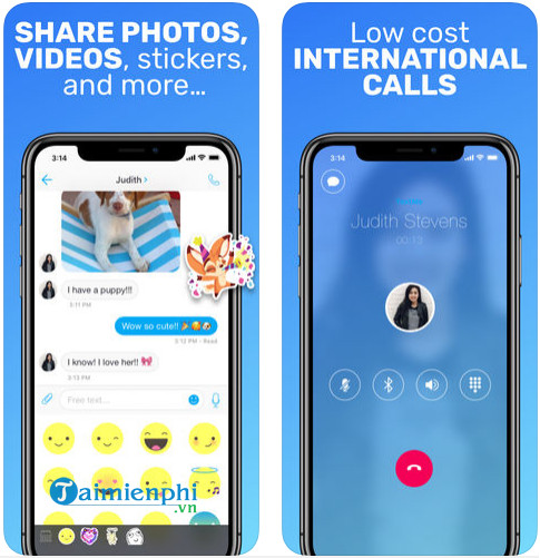 Tải Text Me, ứng dụng nhắn tin và gọi miễn phí cho Android, iPhone -ta