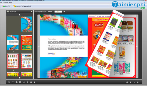 Download Flip PDF Reader 4.4.7 - Trải nghiệm đọc PDF với hiệu ứng lật