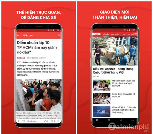 Tải App Tuổi trẻ Online, Ứng dụng đọc báo tuoitre.vn trên điện thoại