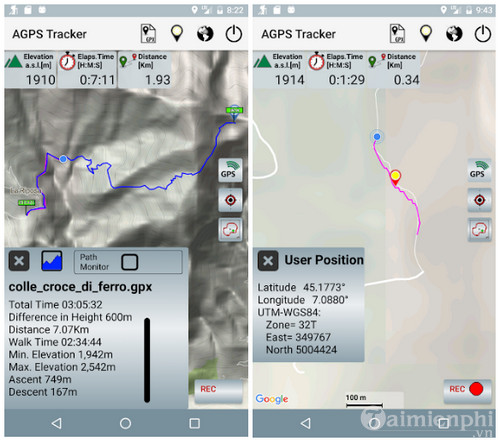Download A GPS Tracker 3.6.5 - GPS Tracker - Ứng dụng định vị tuyệt vờ
