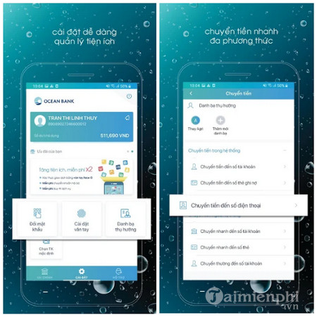 Download OceanBank Cho Android - Ngân hàng di động tuyệt vời mọi lúc m