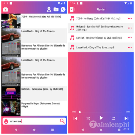Download Mood Music Cho Android - Trải nghiệm nghe nhạc và tải nhạc mi