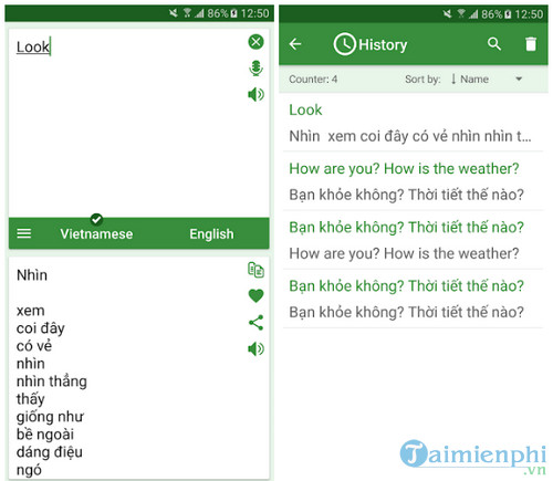 Tải Vietnamese - English Translato, ứng dụng dịch thuật cho Android -t
