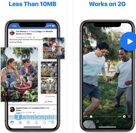 Download Facebook Lite cho iOS 200.0 - Ứng dụng Facebook nhỏ gọn, miễn