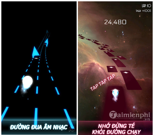 Tải Dancing Planet, game âm nhạc cho Android -taimienphi.vn