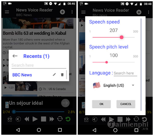 Tải News Voice Reader, ứng dụng nghe đọc báo cho điện thoại Android -t