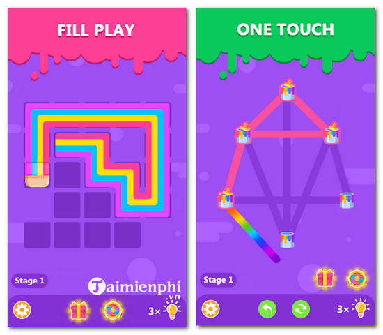 Tải Line Puzzledom cho Android - Game trí tuệ giải đố -taimienphi.vn