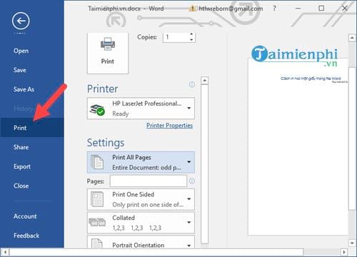 Cách in hai mặt giấy trong Word, in 2 mặt trong PDF, Excel đơn giản nh