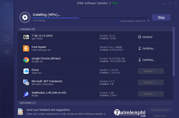 Download IObit Software Updater 3.5.0.2051 - Cập nhật phiên bản mới ch