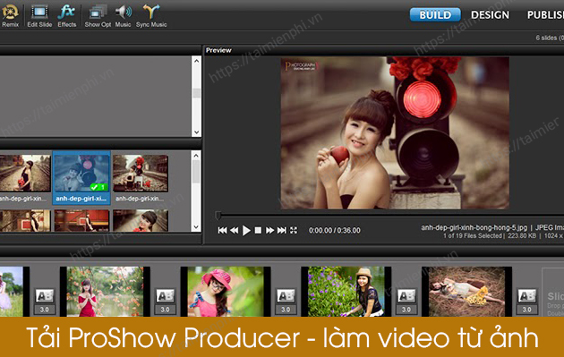 ProShow Gold 9 - Phần mềm tạo video từ hình ảnh, thêm nhạc nền và hiệu