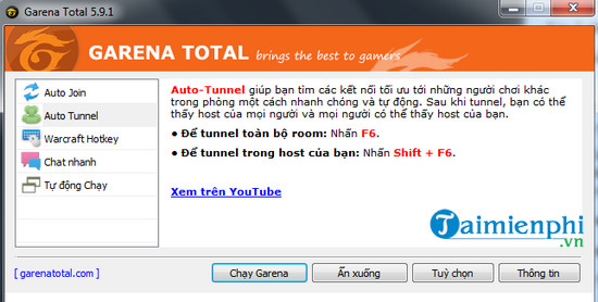 Garena Auto Join - Vào phòng game AOE, Starcraft, War 3 tự động trên L