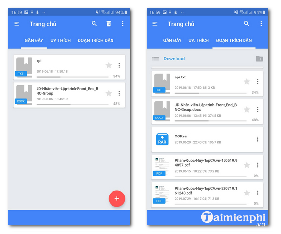 Download FullReader - Ứng dụng đọc sách trên điện thoại -taimienphi.vn