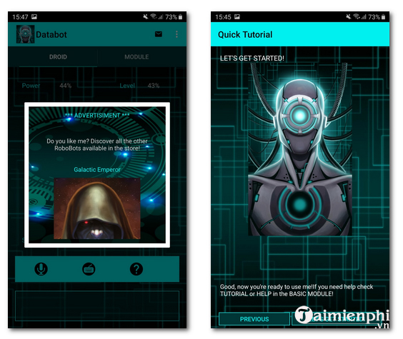 Download Virtual Assistant DataBot Cho Android - Ứng dụng trợ lý ảo -t