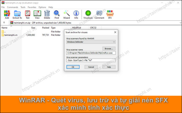 Tải WinRAR 64bit - Nén và giải nén file RAR, ZIP trên HĐH 64bit -taimi