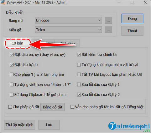 Tải EVKey 64bit và 32bit, Bộ gõ tiếng Việt cho Windows 11/10/7 miễn ph
