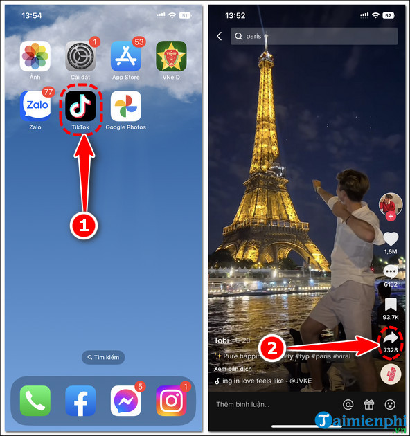Tải TikTok Ứng dụng video ngắn hấp dẫn miễn phí trên Android, iOS -tai