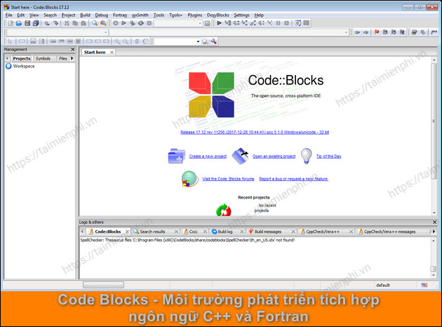 Download Code Blocks - Môi trường phát triển tích hợp ngôn ngữ C++ -ta