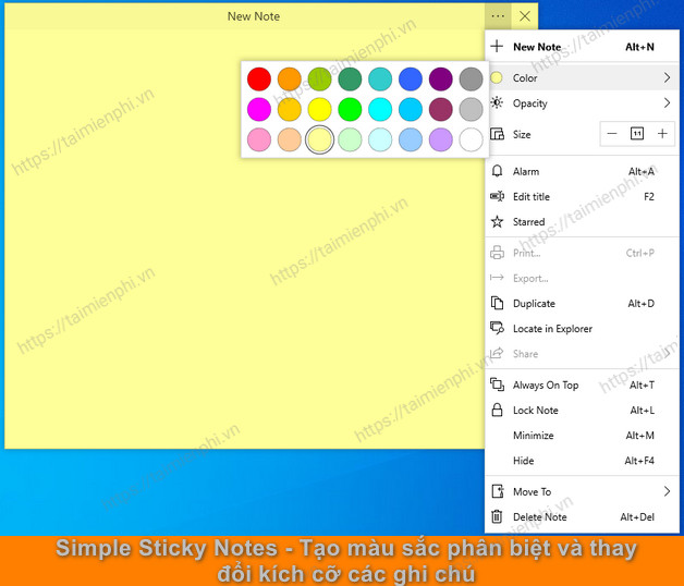 Download Sticky Notes - Simple Stick Note, ghi chú trên màn hình máy t