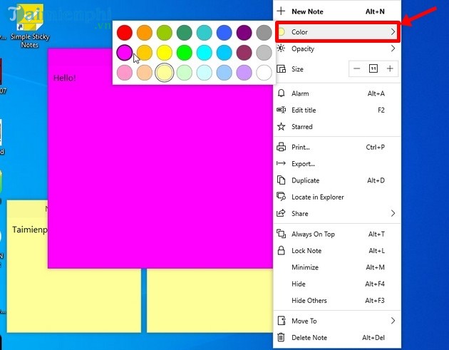 Download Sticky Notes - Simple Stick Note, ghi chú trên màn hình máy t