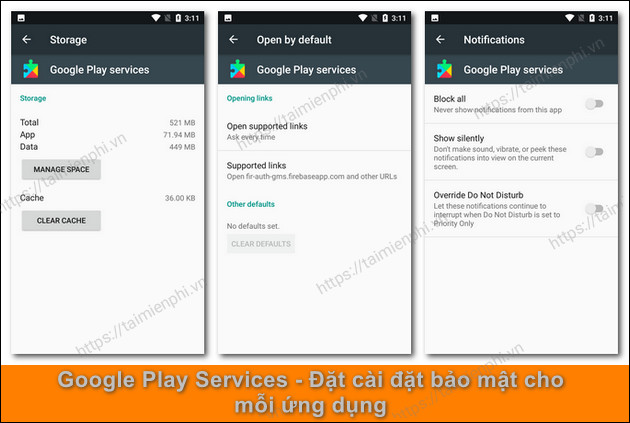 Tải Google Play Services - Dịch vụ của Google Play, quản lý ứng dụng,
