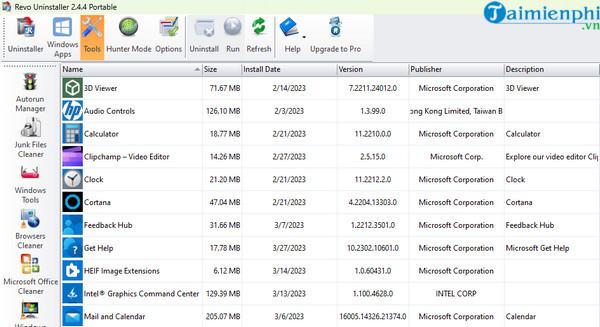 Tải Revo Uninstaller Portable ­- Gỡ bỏ cài đặt phần mềm trên máy tính