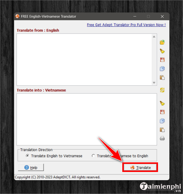 Tải English to Vietnamese Translator Dịch tiếng Anh sang tiếng Việt ch