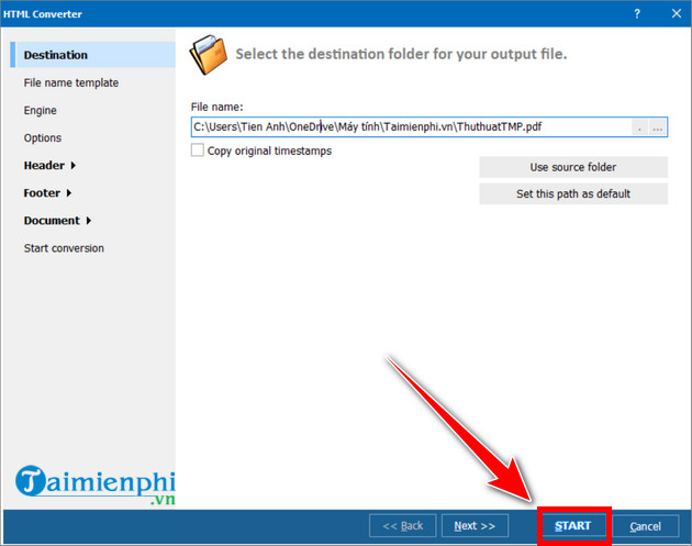 Tải Total HTML Converter - Chuyển đổi định dạng HTML sang PDF, Excel,