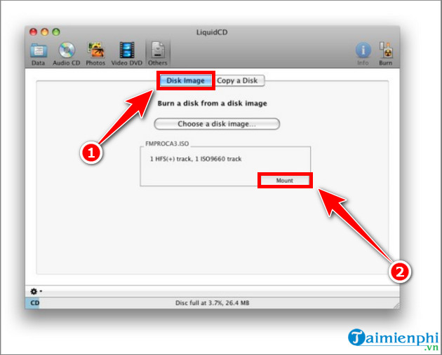 Tải LiquidCD - Phần mềm in, ghi đĩa CD, DVD miễn phí cho Mac -taimienp