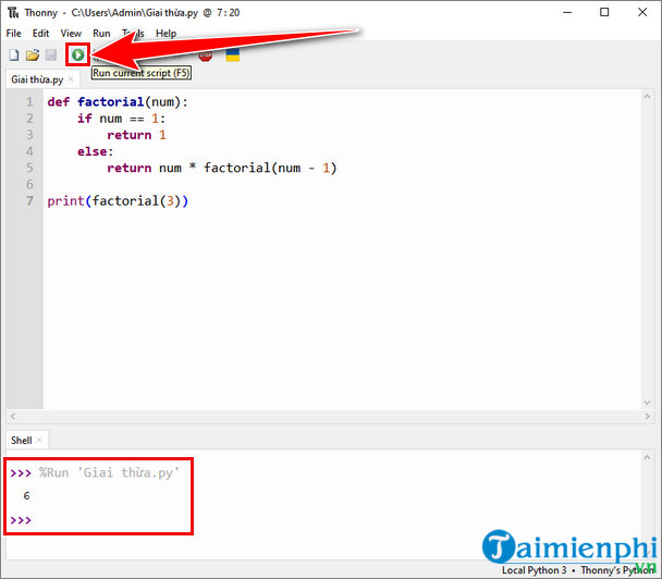 Tải Thonny - Phần mềm lập trình IDE Python cho người mới bắt đầu -taim