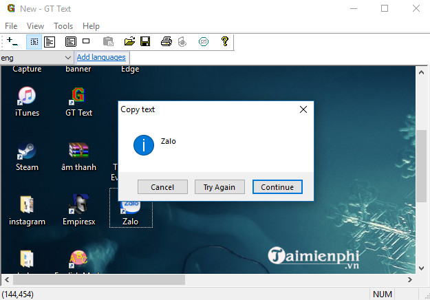 Download Gt Text 2.0.2 - Phần mềm trích xuất văn bản từ hình ảnh -taim