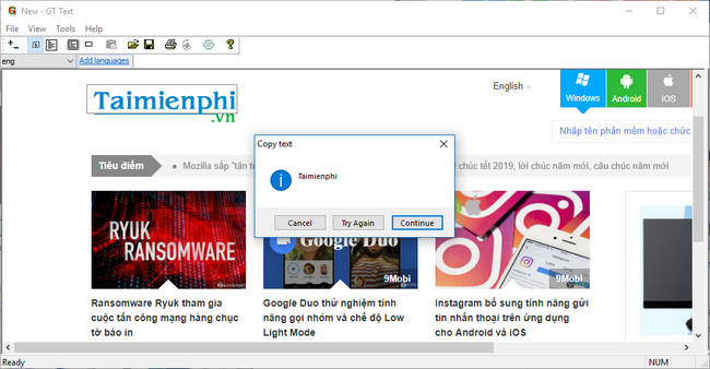 Download Gt Text 2.0.2 - Phần mềm trích xuất văn bản từ hình ảnh -taim