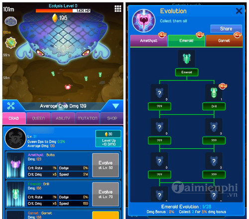 Tải Crab War, game chiến tranh cua cho Android, iPhone -taimienphi.vn