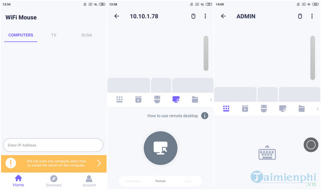 WiFi Mouse Pro - Biến smartphone thành chuột không dây cho Android, iP