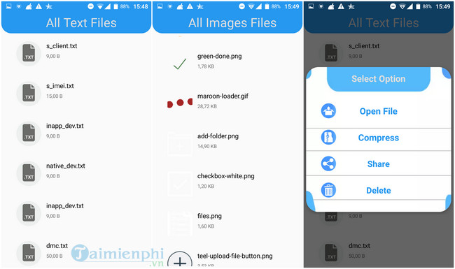 Download Zip File Reader Cho Android - Ứng dụng hỗ trợ nén và giải nén