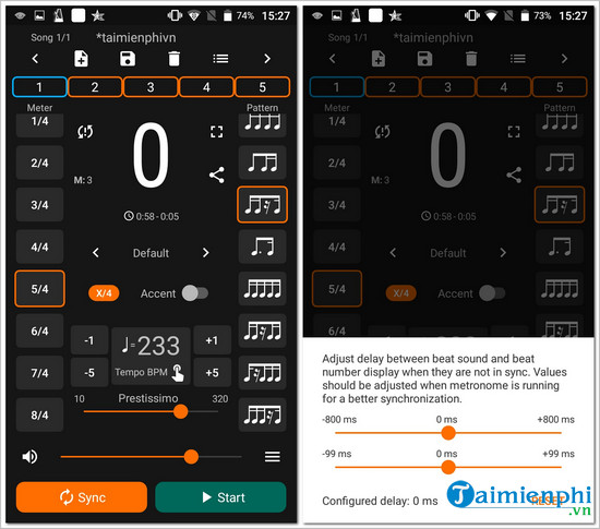 Download Stage Metronome Cho Android - Ứng dụng máy đếm nhịp miễn phí,