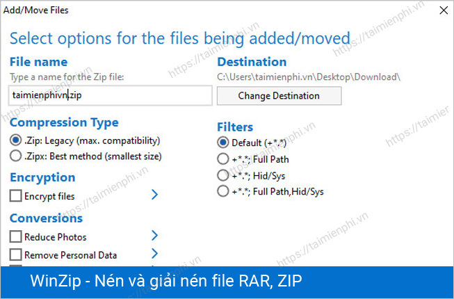 Download WinZip 76 - Phần mềm nén và giải nén RAR, Zip cho Windows 11/