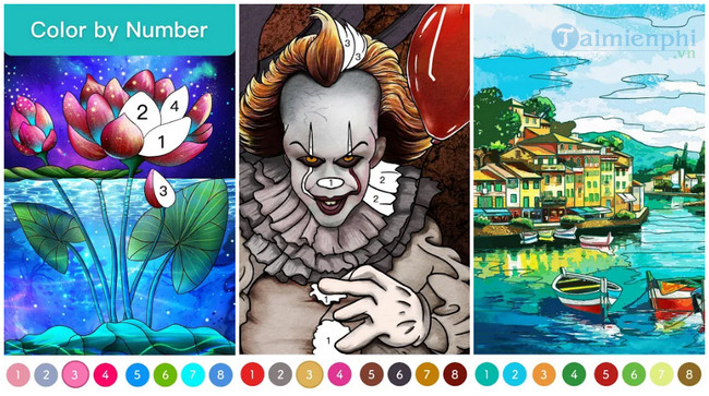 Tải Color Master, game tô màu tranh theo số cho Android -taimienphi.vn