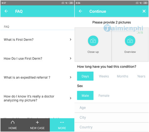 Download First Derm - Ứng dụng tư vấn chăm sóc da cho Android, iPhone