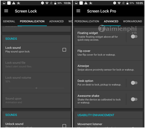 Download Screen Lock Pro Cho Android - Ứng dụng khóa màn hình cho điện