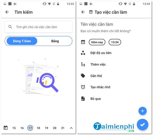 Download Taskito Cho Android - Ứng dụng ghi chú, quản lý công việc cho