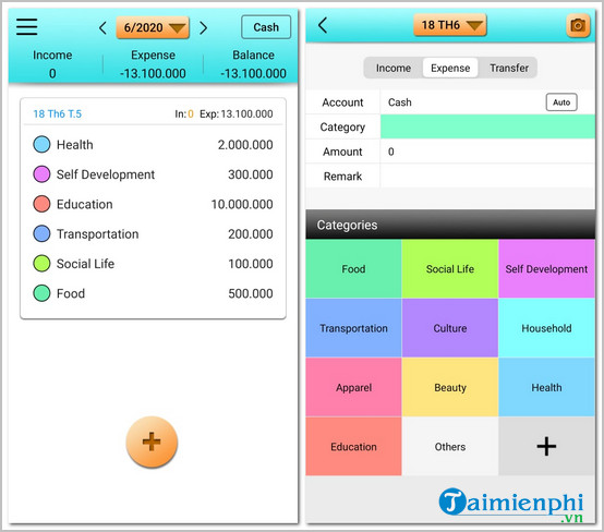 Tải Money Manager cho Android, Ứng dụng quản lý chi tiêu cho điện thoạ