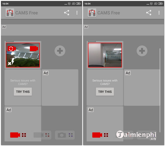 Tải CAMS cho Android, Ứng dụng camera giám sát cho điện thoại -taimien