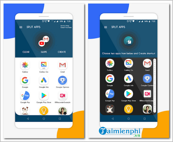 Tải Split Apps cho Android, Ứng dụng chia đôi màn hình điện thoại -tai
