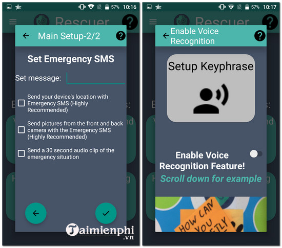 Tải Rescuer cho Android, Ứng dụng gọi sự trợ giúp cho điện thoại -taim