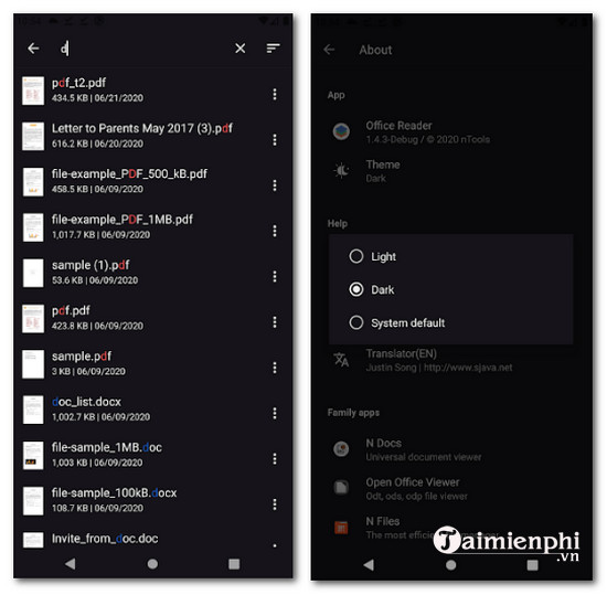 Office Reader cho Android - Ứng dụng đọc file Excel, Word, PDF, PowerP